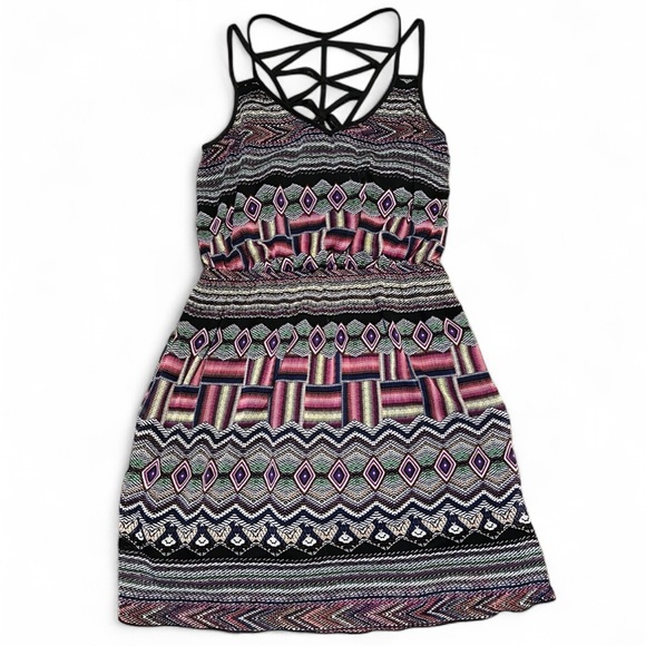 paper doll | Dresses | Y2k Paper Doll Tribal Strappy Dress | Poshmark